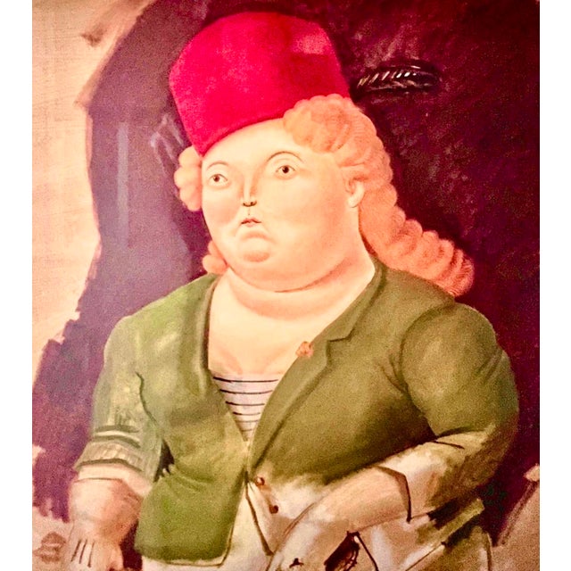 Fernando Botero (1932-2023) Exhibit Poster "Mujer Con Sombrero Rojo ...