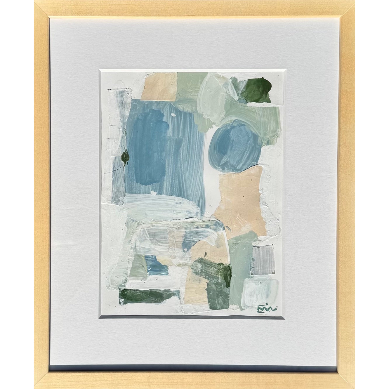 Original Framed Collage - "Building Blocks Ii" | Chairish