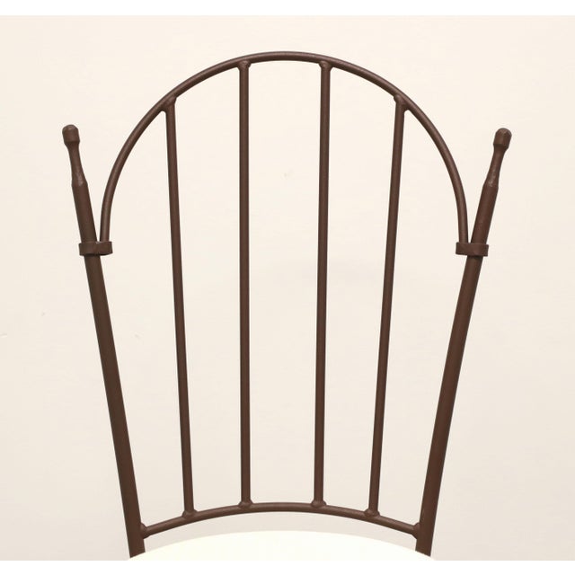 Charleston Forge Wrought Iron Shaker Arch Bar Height Swivel Stools ...