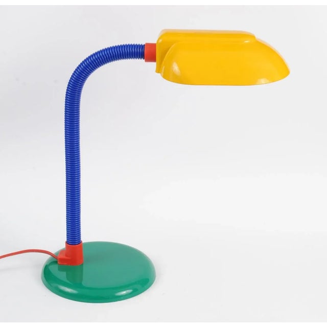 Vintage Colourful Desk Lamp, 1980s | Chairish