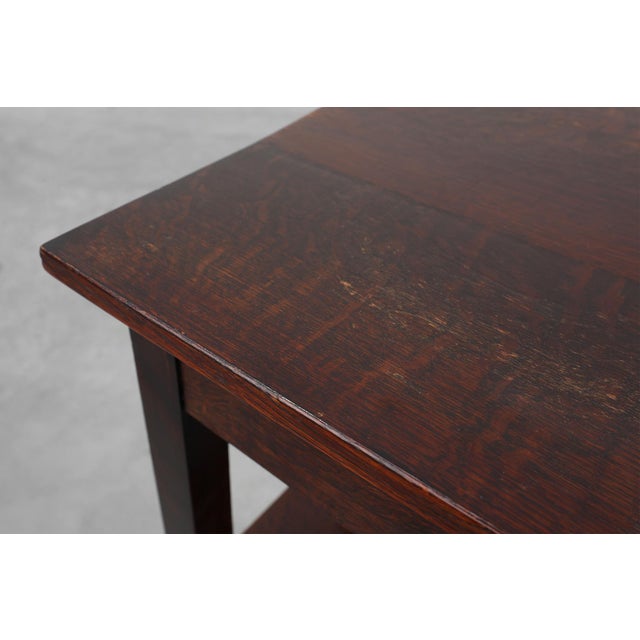 Art Deco Dark Oak Pedestal, Belgium, 1920s | Chairish
