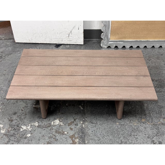 Restoration Hardware Mario Ruiz Mesa Teak Rectangular Coffee Table | Chairish