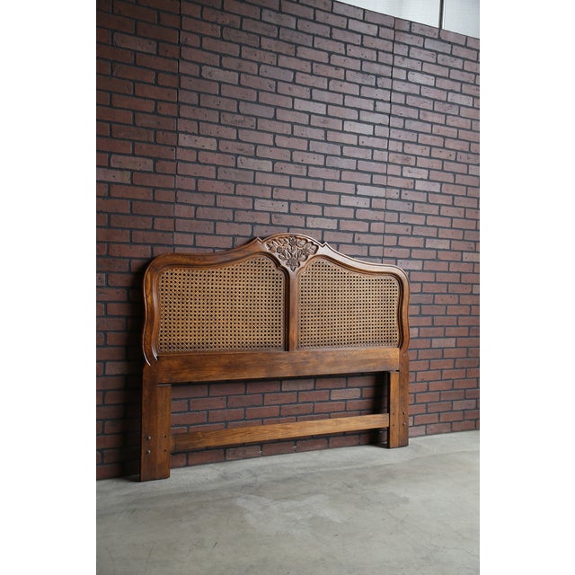 Country French Cane Full/Queen Headboard | Chairish