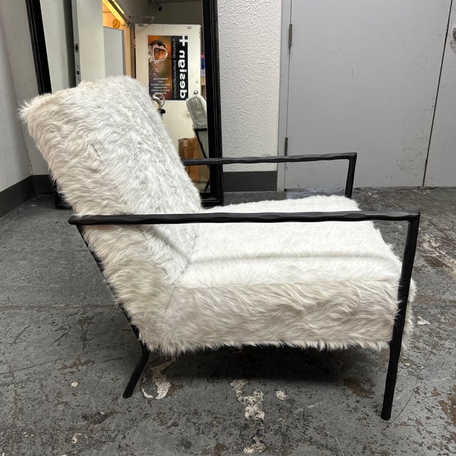 Jayson Home Wick Hide Arm Chair | Chairish