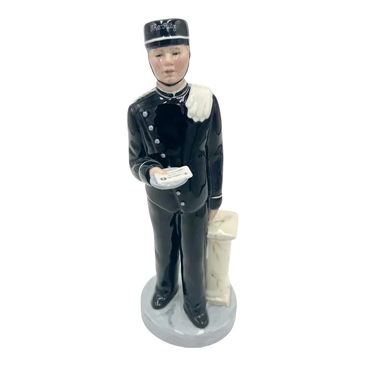 Vintage 5-Star Ritz London Royal Doulton Porcelain Bell Hop Boy Figure ...
