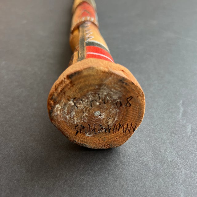 Native American Hopi Kachina Style Spider Woman | Chairish