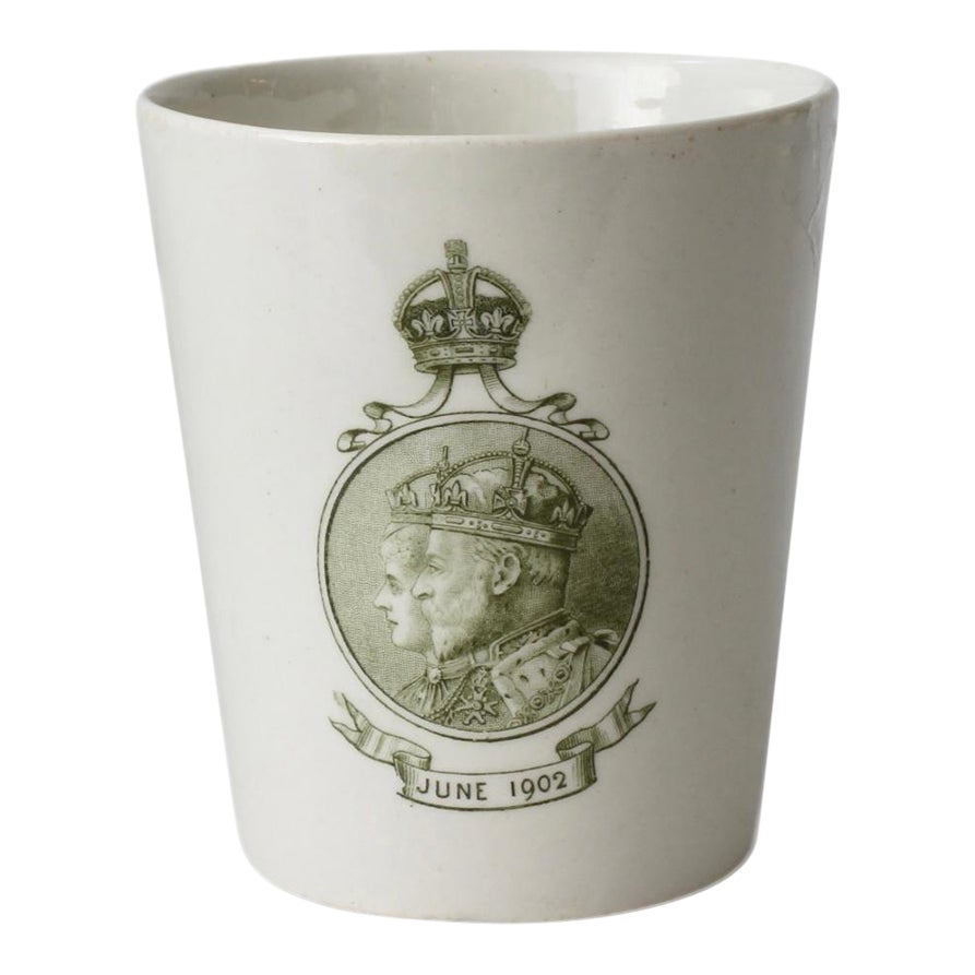 June 1902 King Edward Coronation Dinner Cup | Chairish