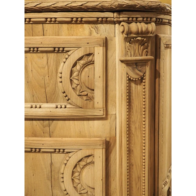 Circa 1870 Louis XVI Style Bleached Walnut Drapery Swag Commode From ...