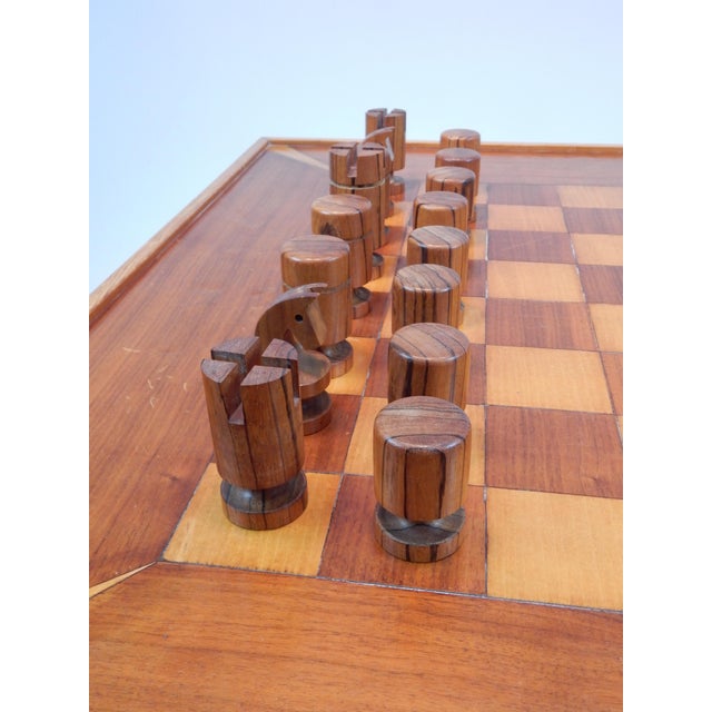 Vintage Mid-Century Modern Chess / Game Table by Lane | Chairish