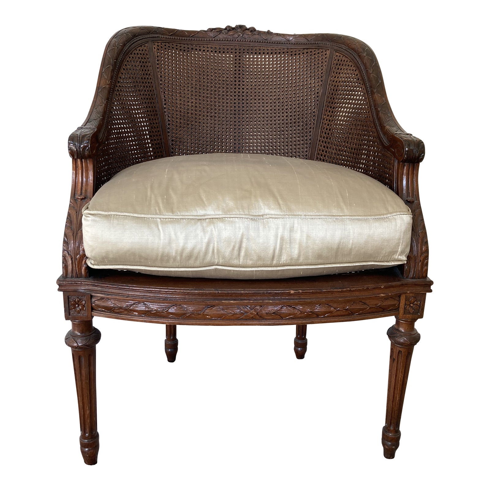 Antique French Arm Chair | Chairish