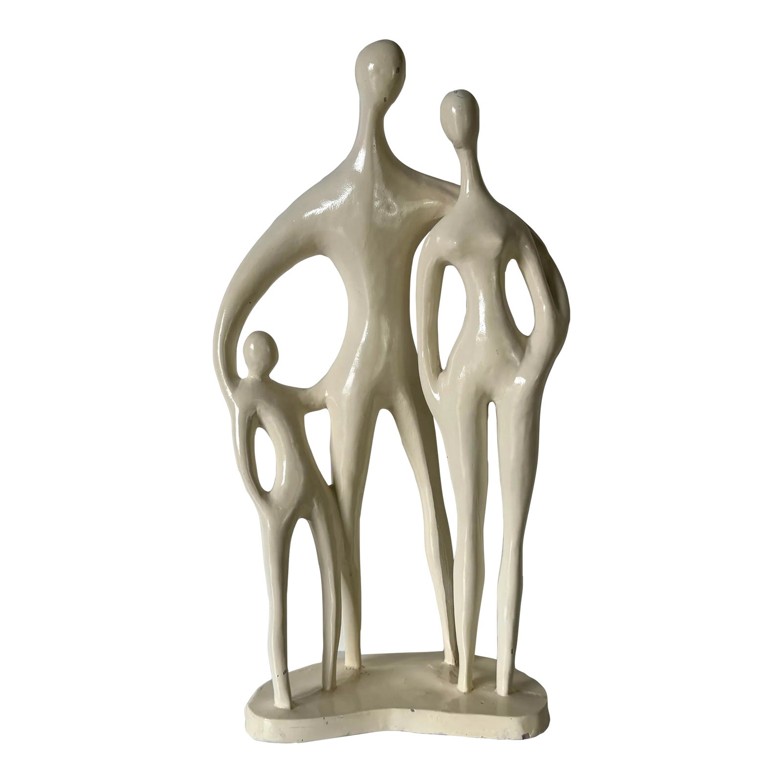 1970's Vintage Modernist Abstract Family Sculpture by Austin Prod ...