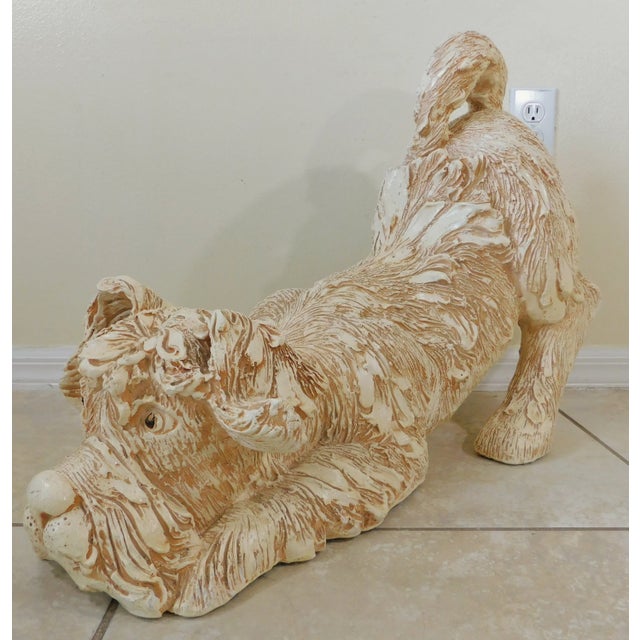 Large 31" Mid-Century Jaru California Art Pottery Life Size Puppy Dog ...