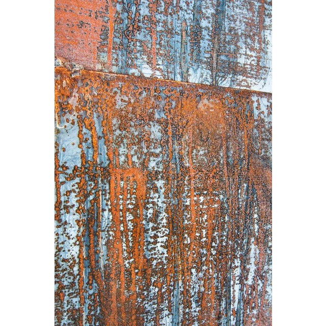 Contemporary Abstract Industrial Art Print, 'Rust Flag' Fine Art ...