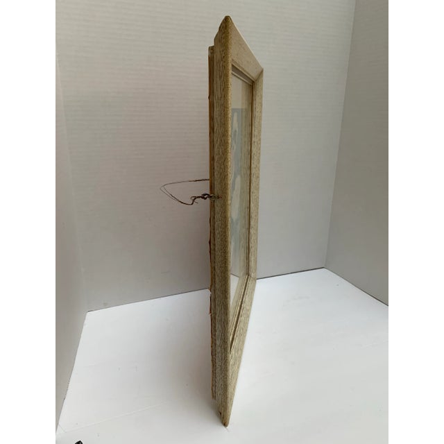 Vintage Asian Chinoiserie Framed Floral Lithograph | Chairish