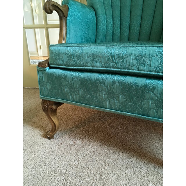 Mid 20th Century Classic Jb Van Sciver Channel Back Wing Chair | Chairish