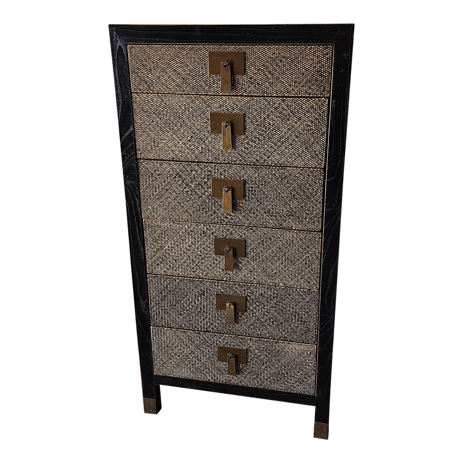 Modern Asian Style Chest of Drawers | Chairish