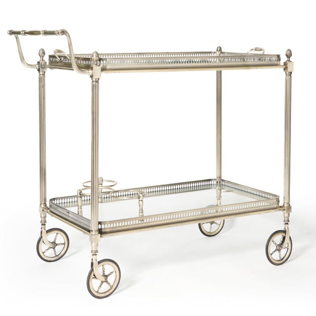 French Bar Cart - 1950s - 1960s | Chairish