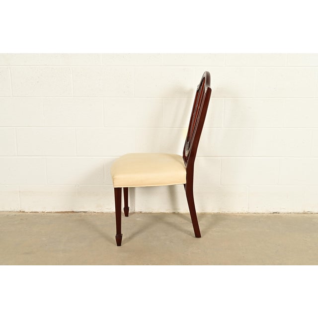Baker Furniture Historic Charleston Federal Mahogany Shield Back Side ...