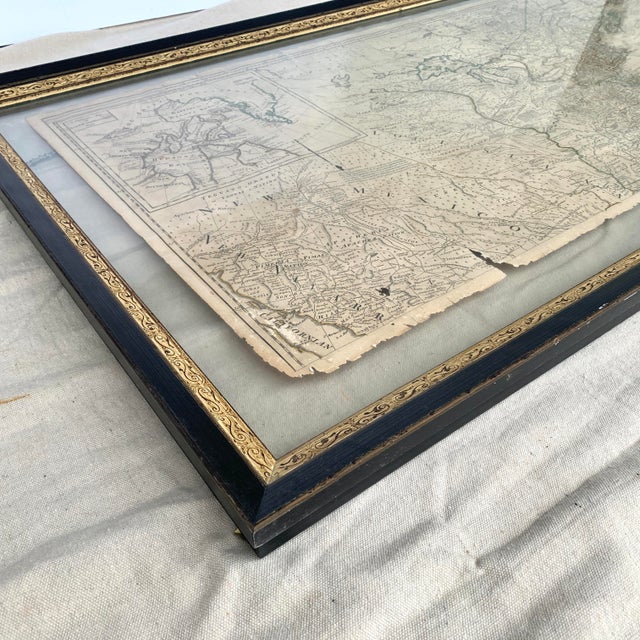 1779 Map of North America, Framed | Chairish