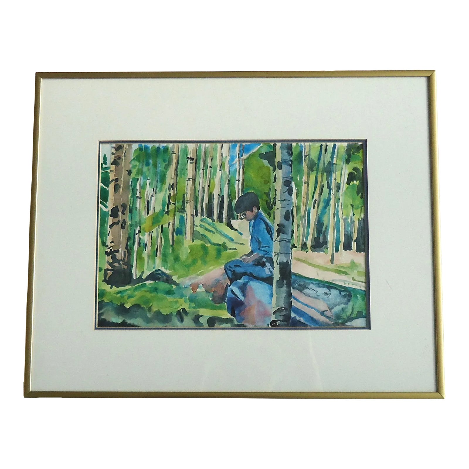 Meditating in an Aspen Forest by Patricia Montgomery Original Painting ...