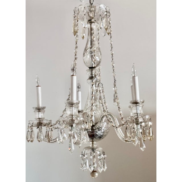 Antique Irish French Crystal Chandelier | Chairish