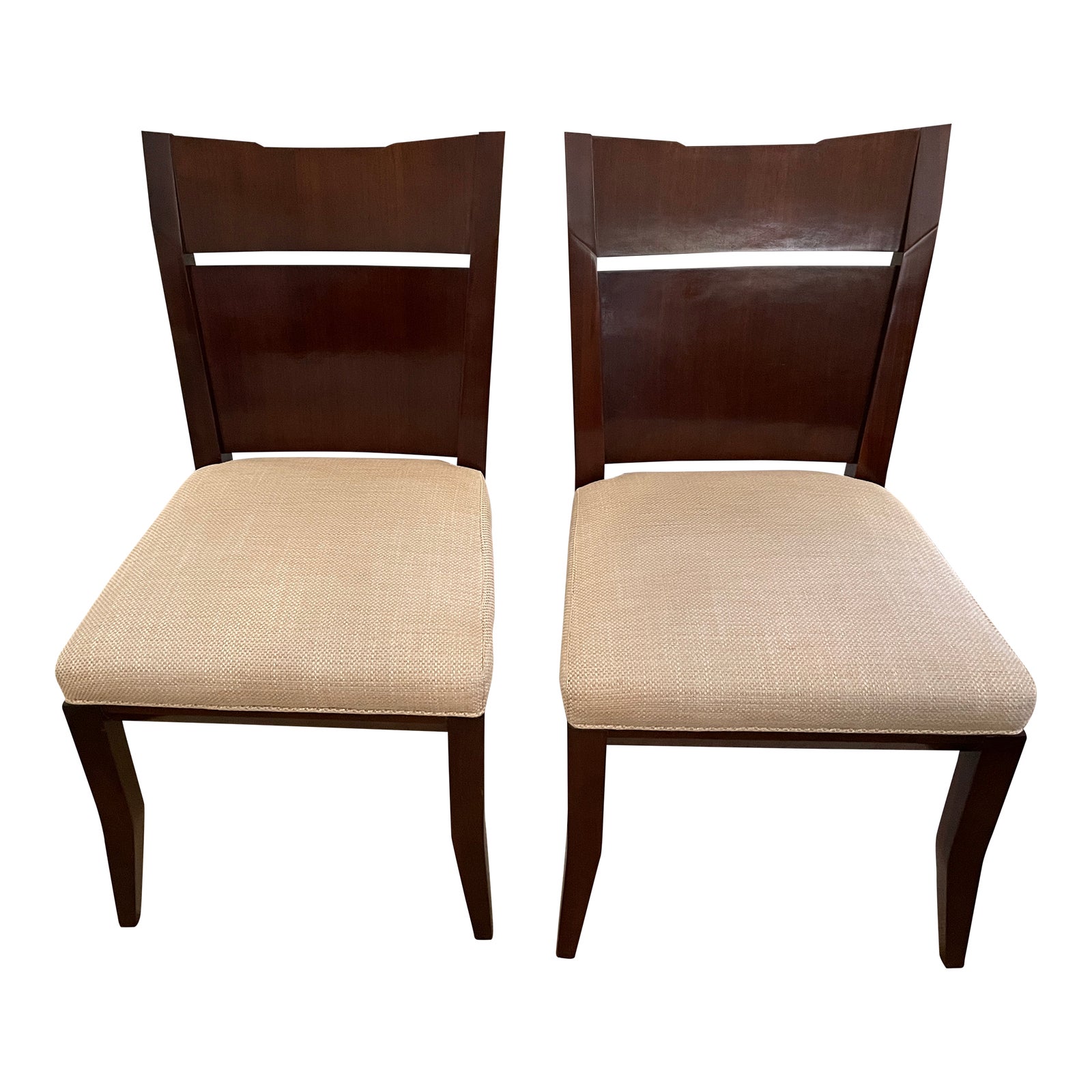 Pair of Bill Sofield for Baker Piedmont Chairs | Chairish