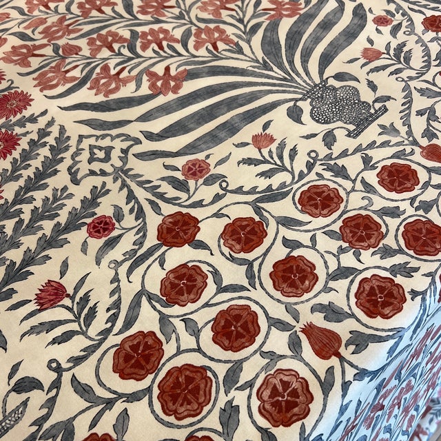 Oscar De La Renta for Lee Jofa Sameera Cotton Fabric - 2 Yards | Chairish