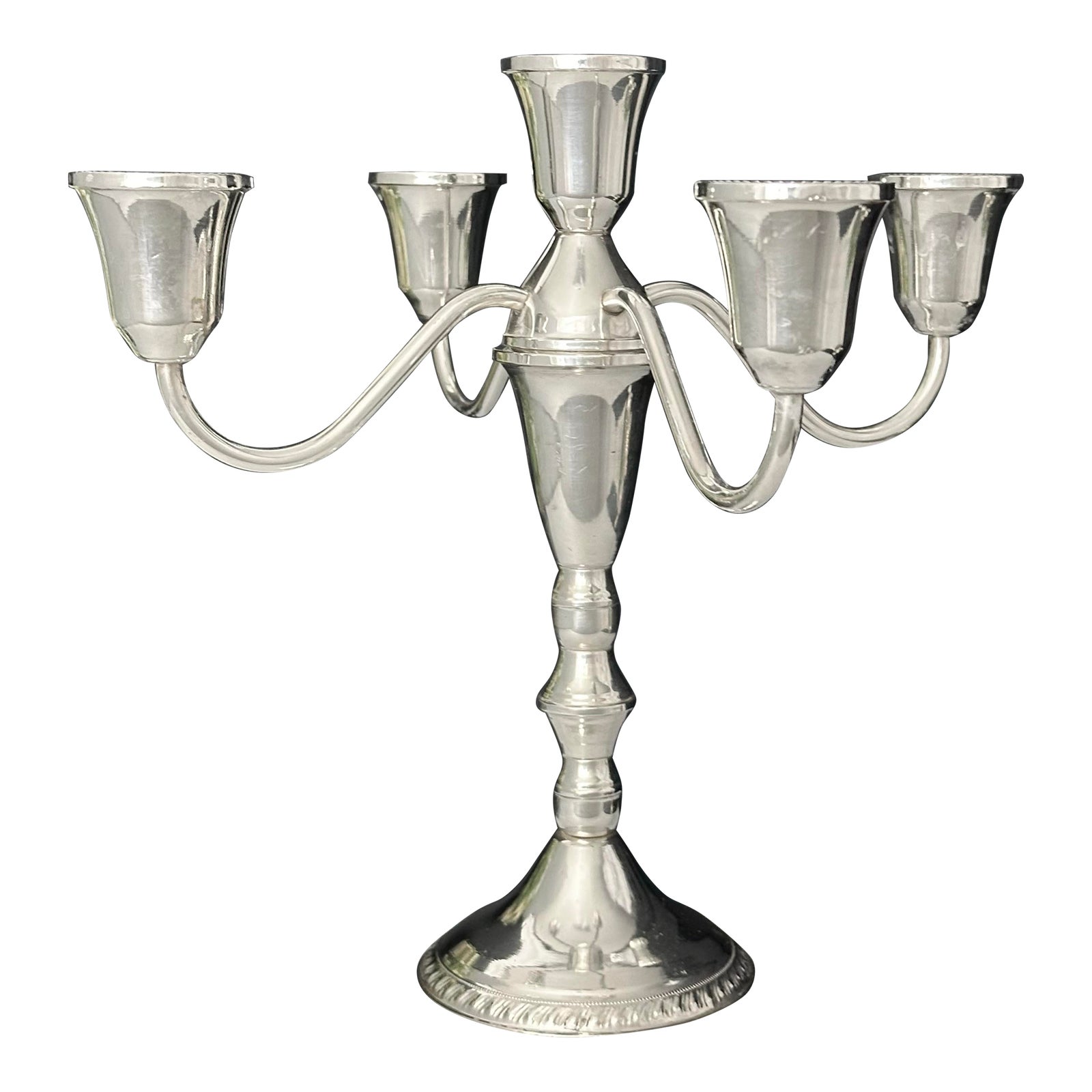 Mid 20th Century Duchin Creations Sterling Silver Candelabra | Chairish