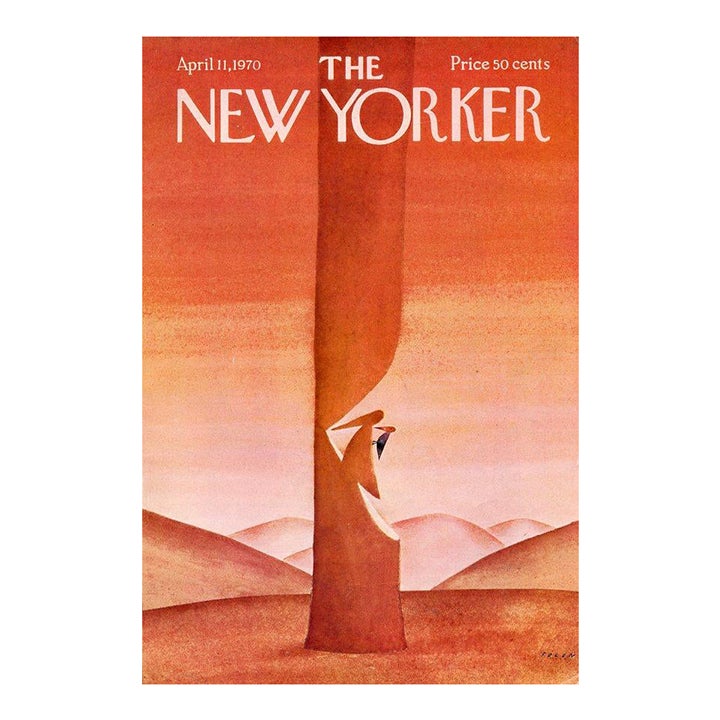 1970 New Yorker Magazine Cover, April 11 (Jean-Michel Folon), Original ...