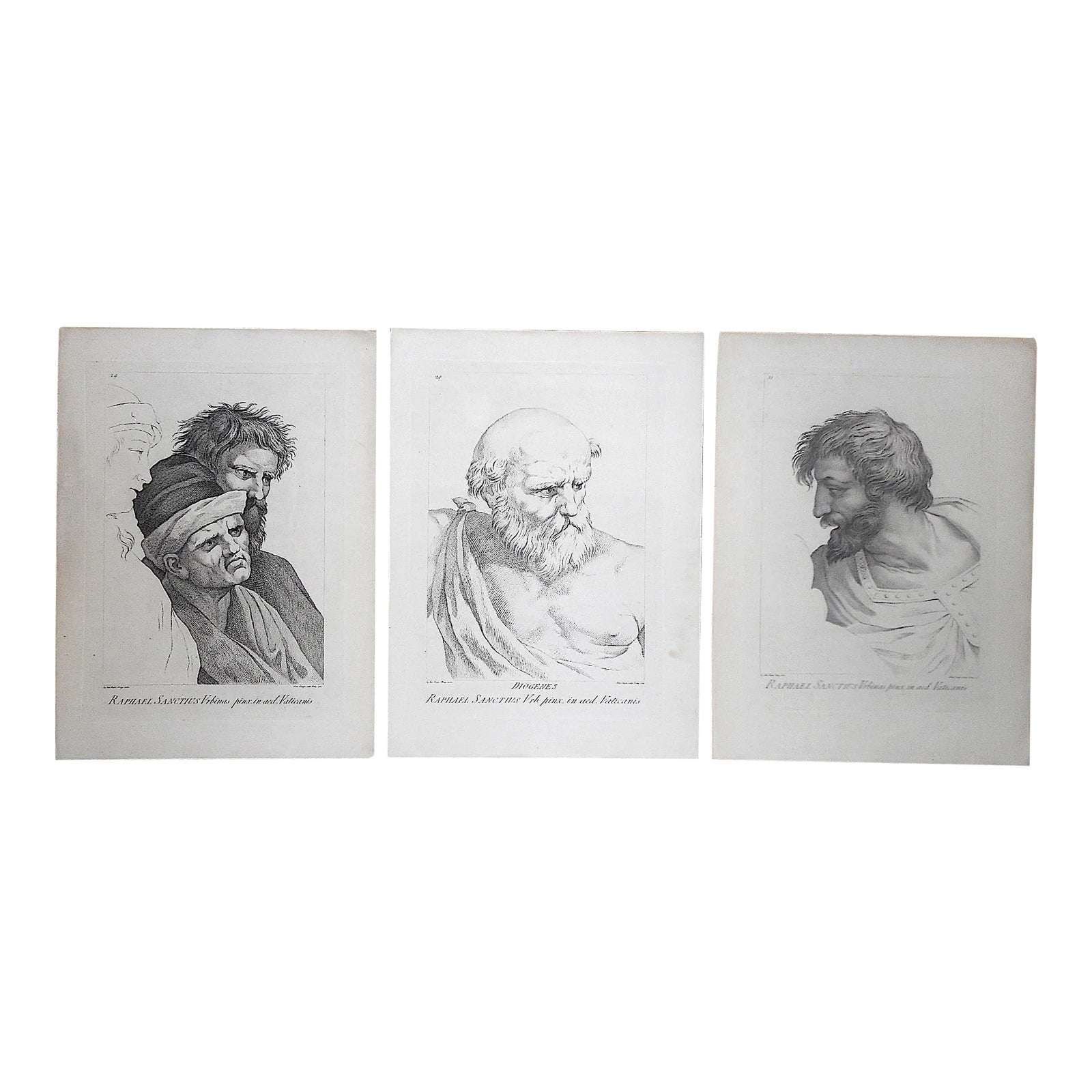 Antique Mid 1700's Copperplate Engravings-Raphael-Images for the ...