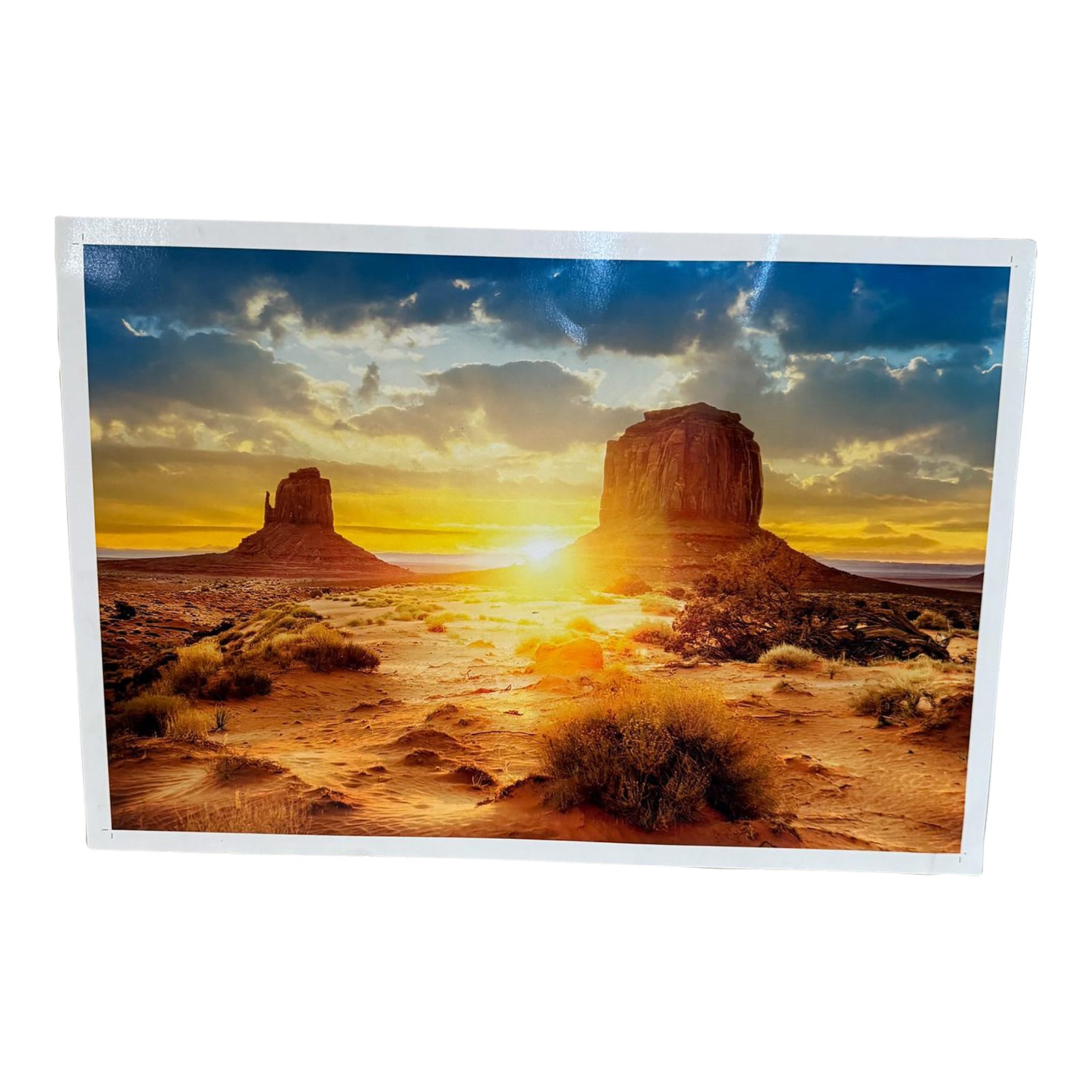 Unique Professional Color Fine Art Photograph of Utah Sunset | Chairish