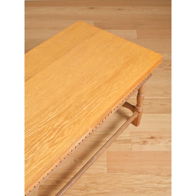 Scandinavian Oak Extension Coffee Table | Chairish