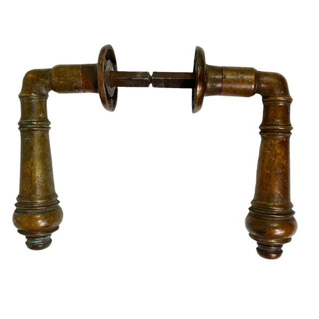 Late 19th Century French Bronze Lever Handle Door Knobs - Set of 2 ...