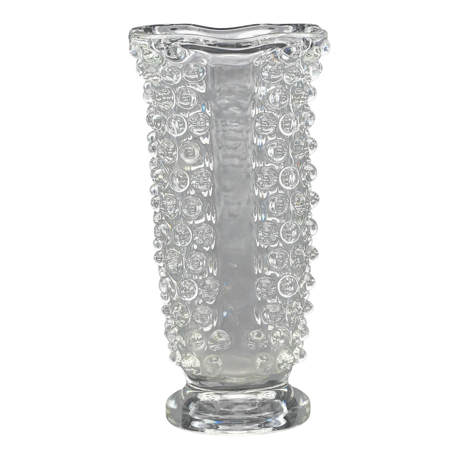 Bugnato Murano Glass Italian Rostrato Vase by Barovier & Toso, 1960s ...