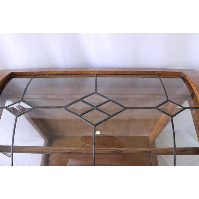 Vintage Traditional Glass Quilt Display Case | Chairish