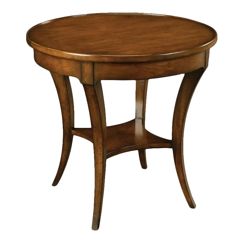 Renee Side Table in Brown | Chairish