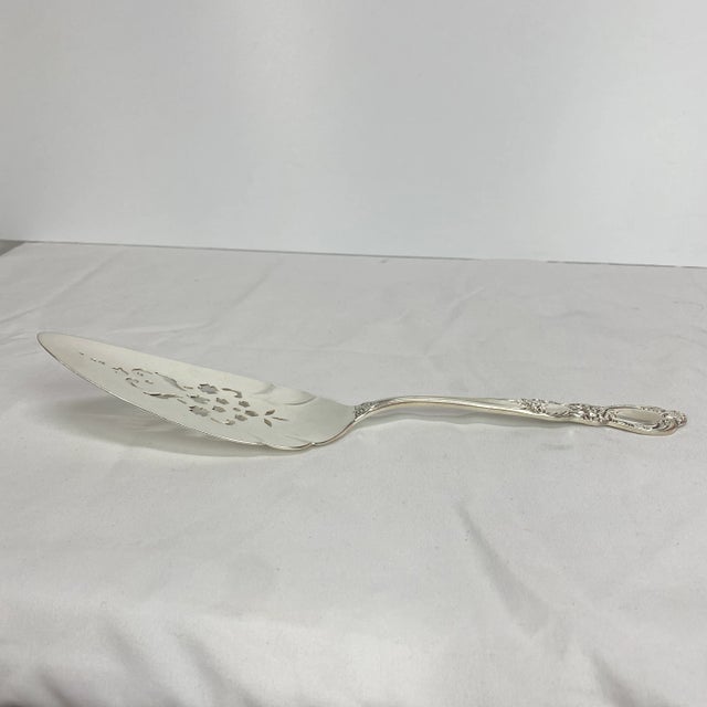 Vintage International Silver Cake Server/Duster | Chairish