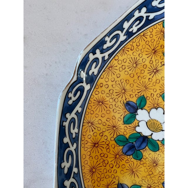 Set of 5 Vintage Kutani Ware Hand-Painted Plates | Chairish