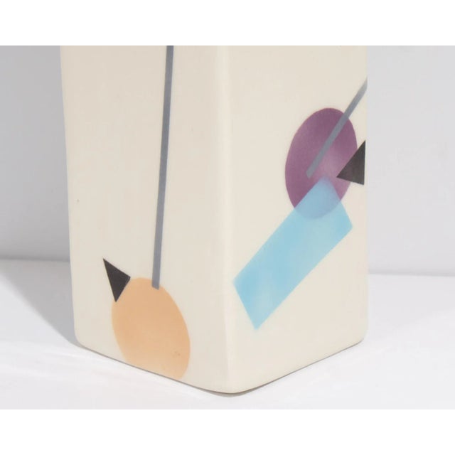 1982 Postmodern Ceramic Vase Signed by Rita Duvall | Chairish