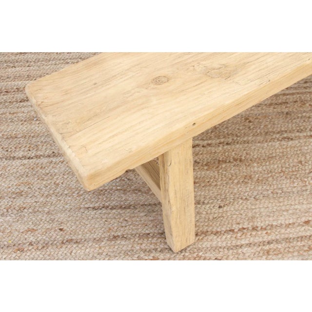 Reclaimed Wood Joint Bench | Chairish