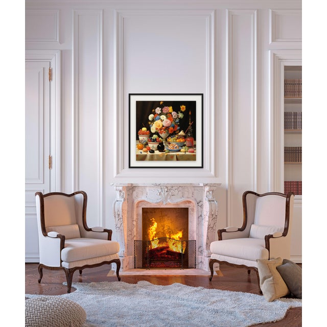30' X 30' Framed 'Still Life' Limited Edition Print | Chairish