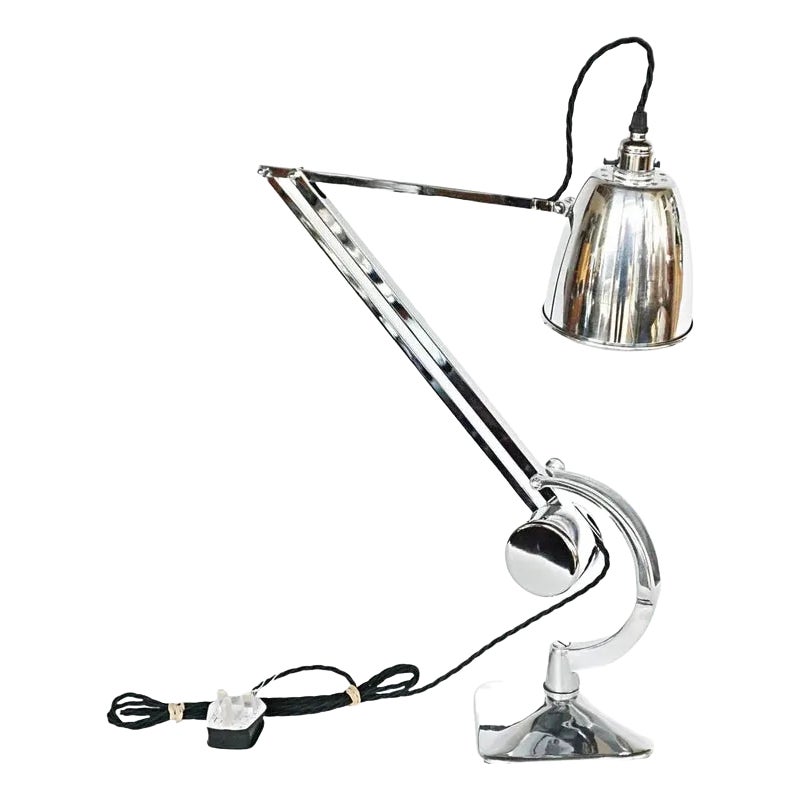 Art Deco Counterpoise Floor Lamp from Hadrill & Horstmann, 1950s | Chairish