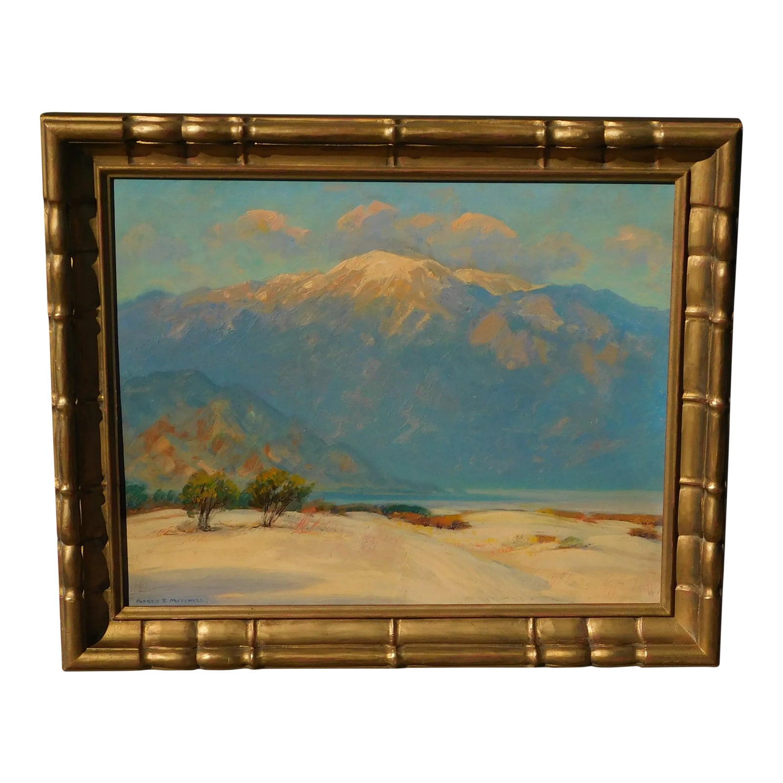 Alfred Mitchell, Important San Diego Artist, Oil Painting, Mountain ...