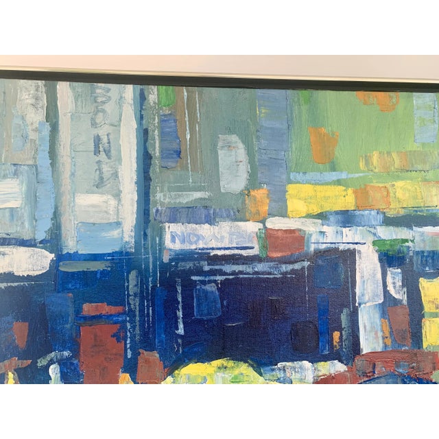 Abstract Expressionist Oil Painting by Italo ‘George Barrel’ Bossi ...