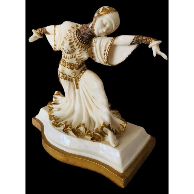1980s Seymour Mann Egyptian Dancer Thais Like Chiparus | Chairish