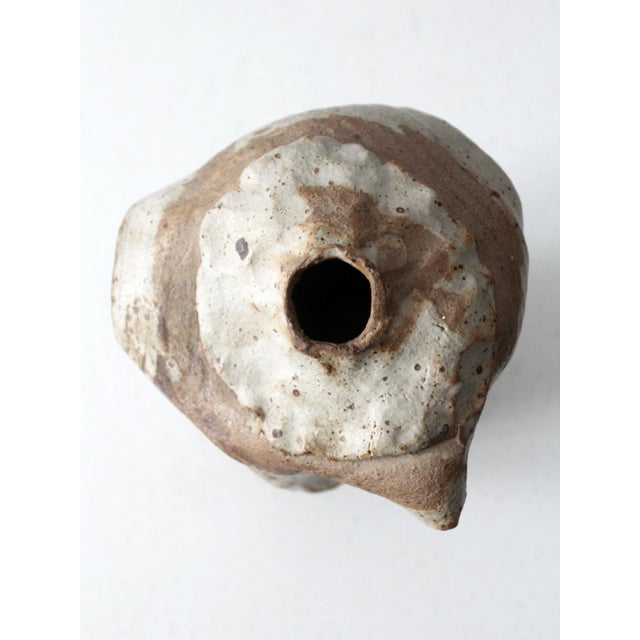 Vintage Studio Pottery Free Form Vase | Chairish