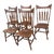Temple Stuart Solid Walnut Rockingham 'Cattail' Dining Chairs - Vintage ...