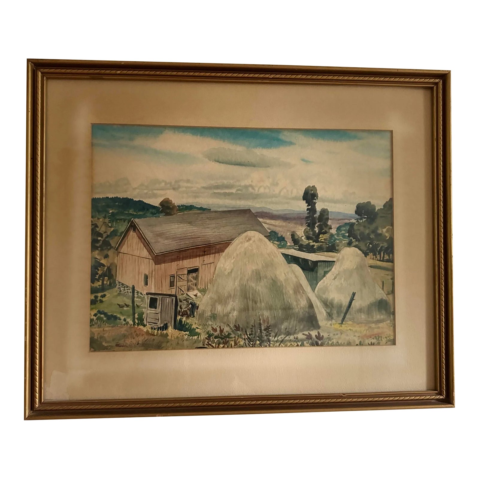 Original Watercolor by Famous Book Illustrator Ralph Ray Circa 1940's ...