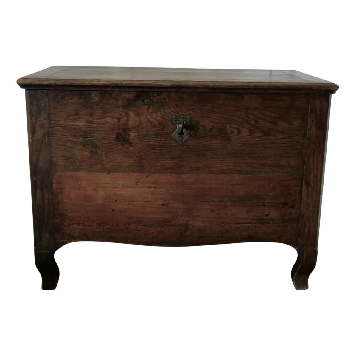 Small 18th Century French Oak Coffer | Chairish