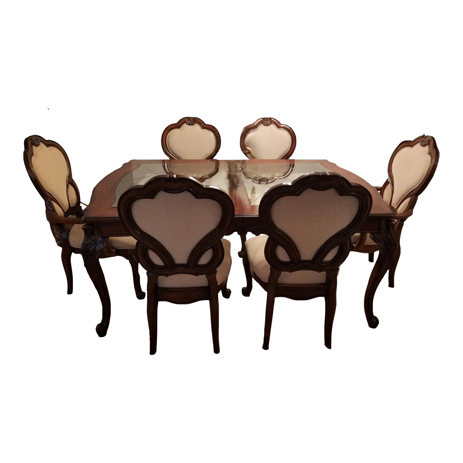 Traditional Formal Dining Set of 5 | Chairish